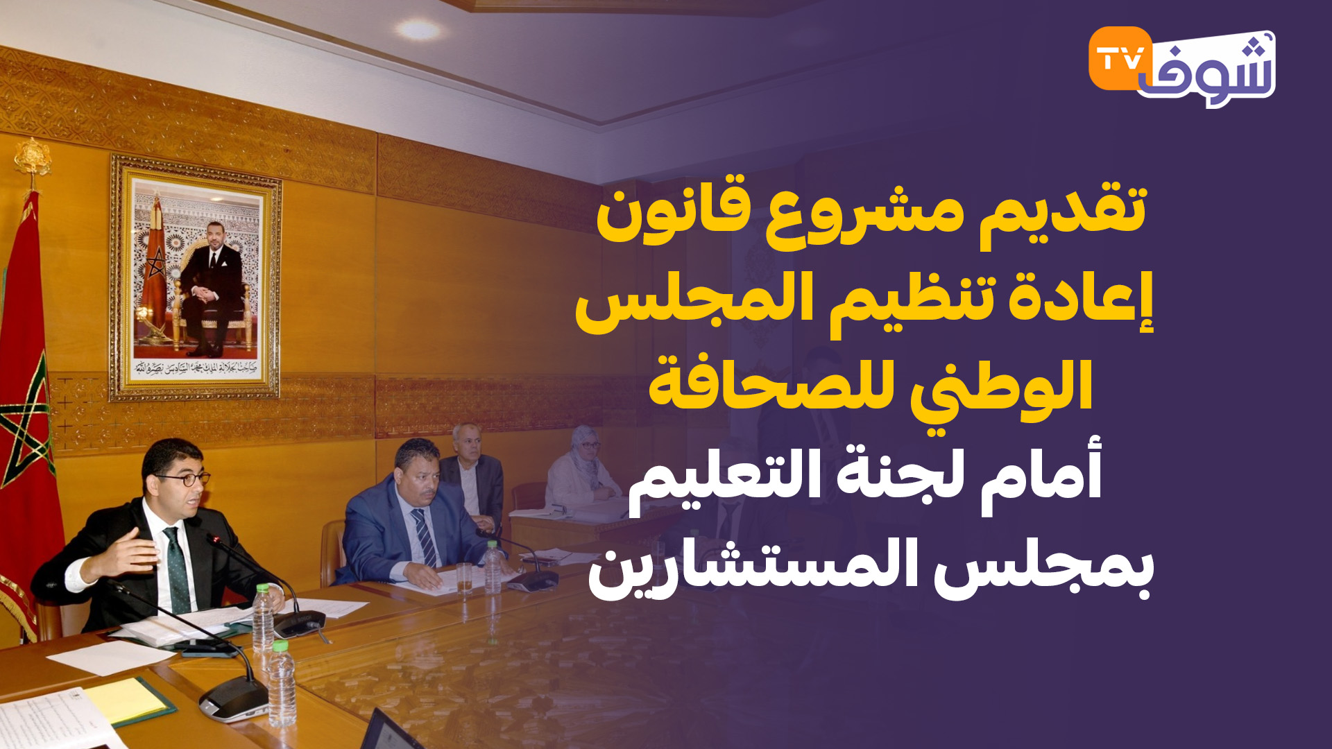 تقديم مشروع قانون إعادة تنظيم المجلس الوطني للصحافة أمام لجنة التعليم – ChoufTV :: TV شوف